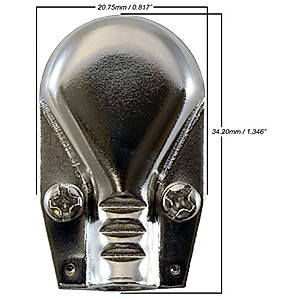 GLS Audio 1/4" Right Angle Plugs TS Mono Flat Low Profile Pancake Style for Speaker Cables, Patch Cables, Snakes - Male 1/4 Inch Phono 6.3mm Phone Plug Bulk - 10 Pack