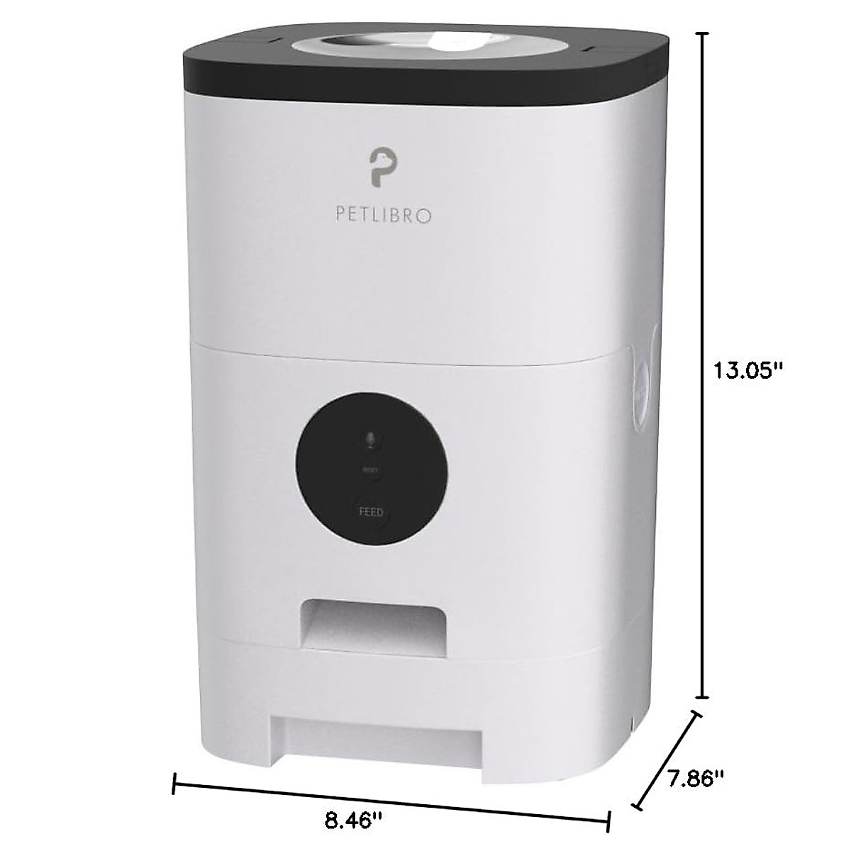 PETLIBRO Automatic Cat Feeders, Cat Food Dispenser with Customize Feeding Schedule, WiFi Timed Cat Feeder with Interactive Voice Recorder, Automatic Pet Feeder for Cat Dog 1-4 Meals Dry Food 4L