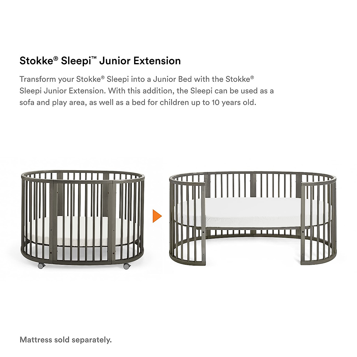 Stokke Sleepi Junior Extension, Hazy Grey