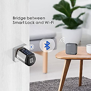 WELOCK Smart WiFibox 2 Gateway for Smart Door Lock WiFi Bridge for Keyless Entry Door Lock, Remote Control Smart Hub, Compatible with Alexa，Compatible with All WE LOCK Smart Door Locks