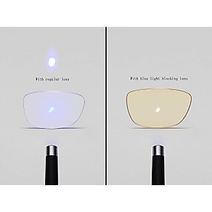 Success Eyewear Computer Glasses 2 Pairs Anti Glare Classic Reading Glasses Quality Comfort Glasses for Men and Women Set of 2 Crystal and Shiny Black 1