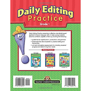 Daily Editing Practice, Grade 1: Grade 1