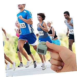 VANZACK Finger Counter Digital Counter Hand Counter Handheld Tally Counters Electronic Counter with Ring Digital Finger Rechargeable Counter Click Counter Number Clicker