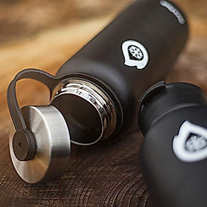 Explorer 32oz Insulated Water Bottle (Midnight Black)