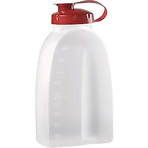 Rubbermaid 071691309116 Home 1776348 Servin' Saver Storage Bottle, 1-Pack, White