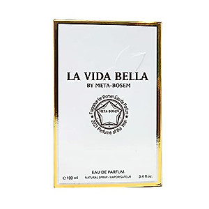 META-BOSEM Mon AMour Bella Passione, Eau de Parfum Spray for Women, Seductive Scent, Daytime and Casual Use, for all Skin Types, a Classic Bottle, 100 Ml / 3.4 Fluid Ounce