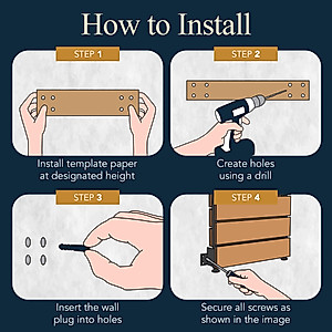 Unique America Folding Shower Seat Wall Mounted, Teak Folding Shower Bench, Fold Down Shower Seat & Foldable Shower Seat, Foldable Shower Bench, Fold Up Shower Chair, Folding Teak Shower Seat 16"