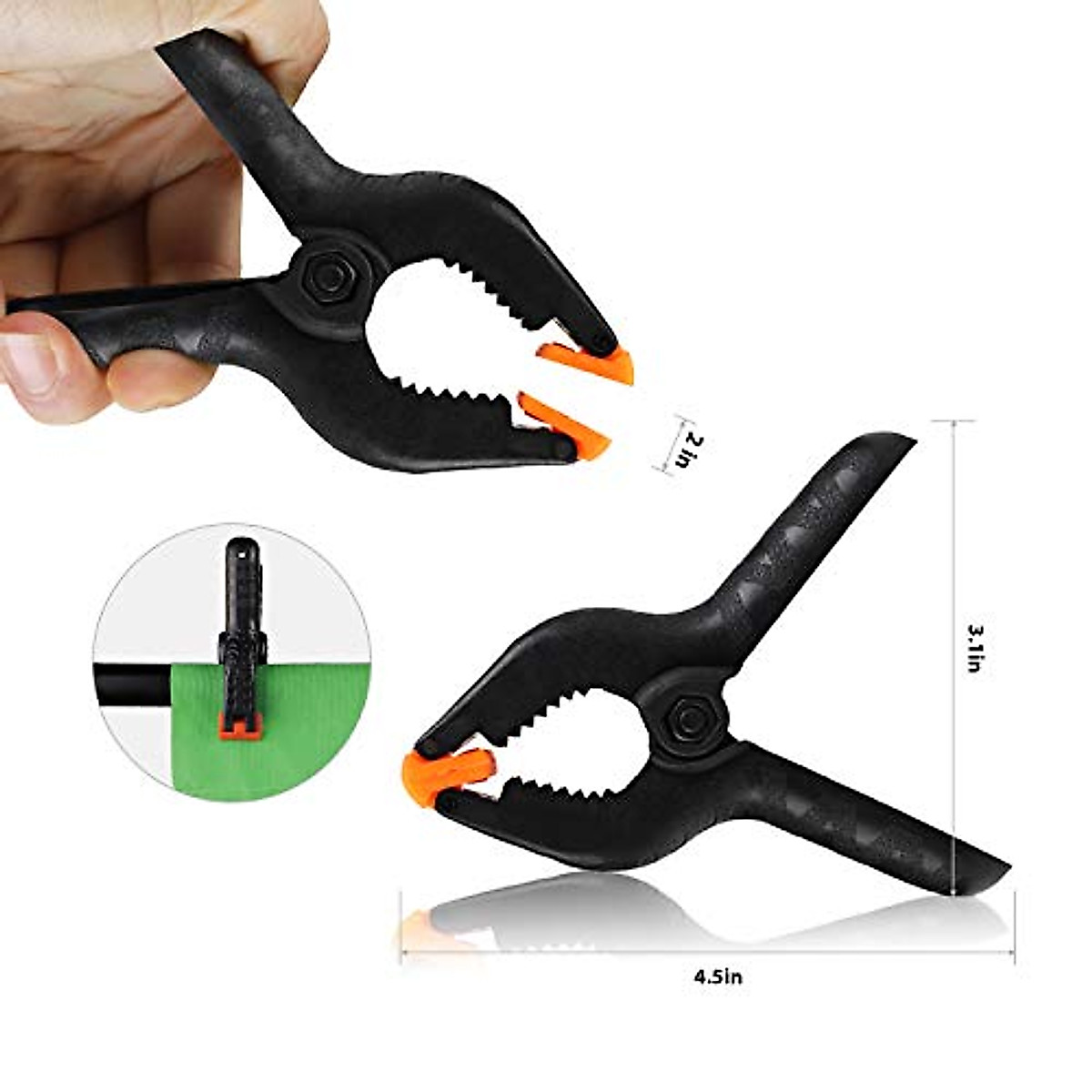 PHOPIK Photo Studio Backdrop Stand, 10ft Adjustable Photo Background Holder, Back Drop Banner Stand Support System Kit for Portrait & Studio Photography, Birthday Party