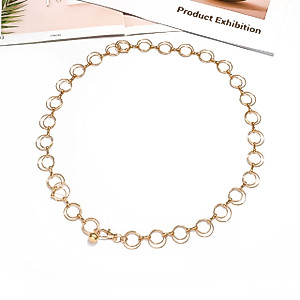 Zehope Layered Waist Chain Gold Belly Chain Peal Dresses Chain Body Chain Accessories Jewelry for Women