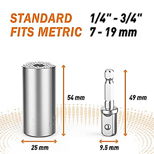 Gifts for Men, Universal Socket, Camping Accessories, Cool Gadgets Tools for Men, Gifts for Him, Boyfriend, Dad, Husband, Grandpa, Unique Birthday Gifts for Men Who Have Everything