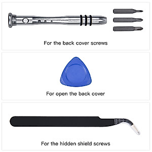 Replacement CPU Cooling Fan for Steam Deck 2021 & 2022 64 GB/ 256 GB / 512 GB NVMe Model, Replacement Steam Deck Fan with Screwdriver Tool Set P/N: BN5010S5H-N00P