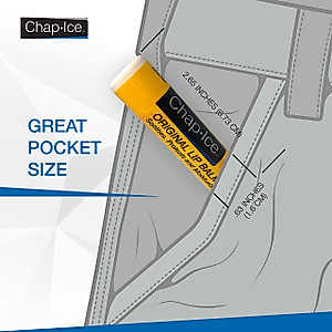 Chap-Ice Assorted Lip Balm – Watermelon, Original & Cherry Flavors – 24-Count Refill Pack