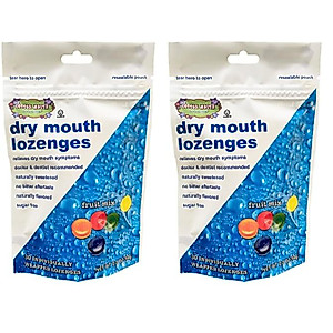 Cotton Mouth Dry Lozenges Mix Bag, Fruit, 30 Count (Pack of 2)
