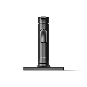 Kohler 28126-4-BL Venza Bathroom Sink Faucet, 1 Hole, Single-Handle Bathroom Faucets with Clicker Drain, 1.2 gpm, Matte Black