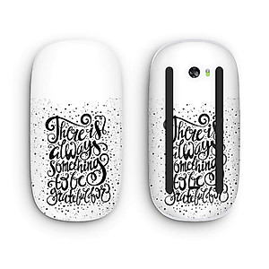 Design Skinz There is Always Something to Be Grateful Compatible with Vinyl Decal Compatible with The Apple Magic Mouse 2 (Wireless, Rechargable) with Multi-Touch Surface