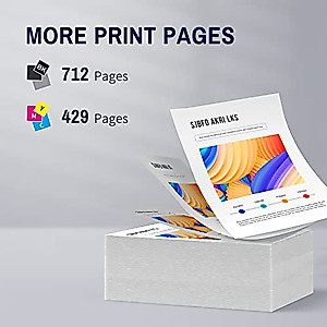 SAILNER 61 Ink Cartridge Combo Pack Remanufactured Ink Cartridge Replacement for HP 61XL 61 XL use with Envy 5530 4500 OfficeJet 4630 2620 DeskJet 2540 3050 3510 1010 2050 1000 Printer Ink 61