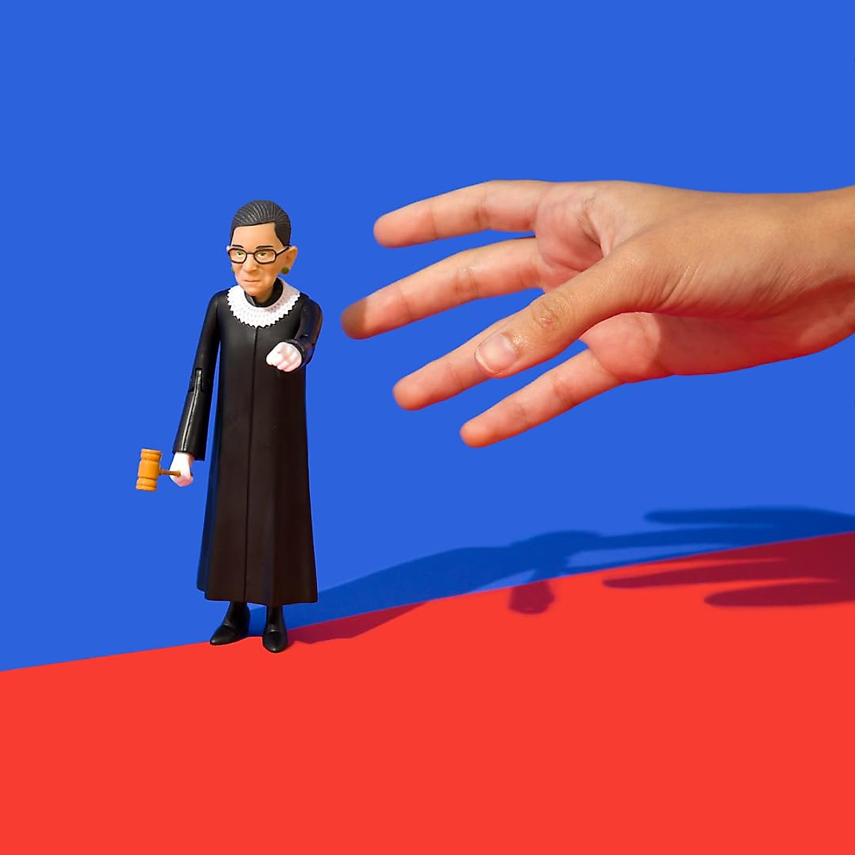 FCTRY Ruth Bader Ginsburg Political Action Figure - RBG Collectible, Novelty Figurine 2024 - RBJ Bobblehead-Inspired Gifts & Souvenirs - Gag Gift, Funny Idea - Office Desk Accessories