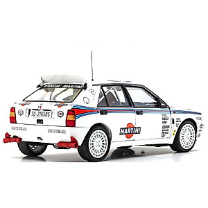 Lancia Delta HF Integrale Evoluzione Test Car White Martini Racing 1/18 Diecast Model Car by Kyosho K08348G