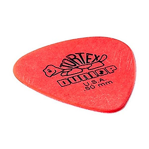 Jim Dunlop StandardDunlop 50mm Red Guitar Pick Tortex Standard 12 Pack (418P.50)