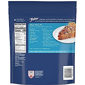 Fisher Chef's Naturals Pecan Halves 24oz (Pack of 1), Unsalted Raw Nuts for Cooking, Baking & Snacking, Vegan Protein, Keto Snack, Gluten Free