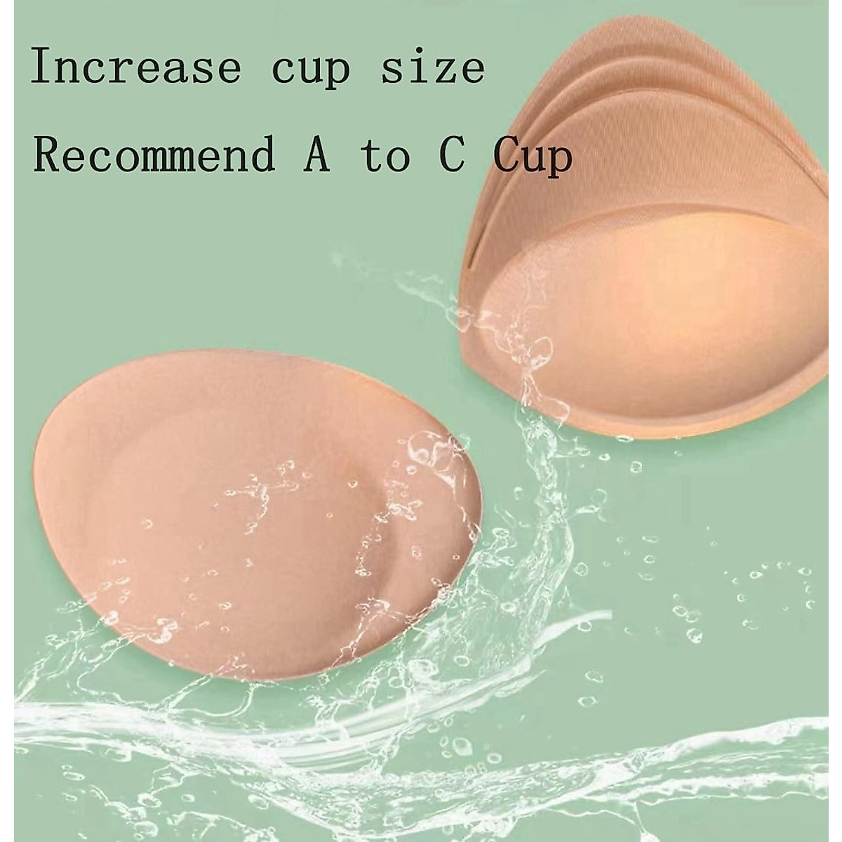 RMYLOVE Women’s Adhesive Bra Insert Pads Breast Enhancer Removable Breathable Sticky Push Up Inserts Bra
