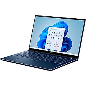 Best Notebooks Zenbook Pro 15 Flip Q539ZD 15.6-inch OLED 2-in-1 Touch Screen 12th Gen i7-12700H Intel Arc A370M Graphics, 4GB GDDR6 Window Hello Active Stylus (1TB SSD|16GB RAM|11 Home), Azurite Blue