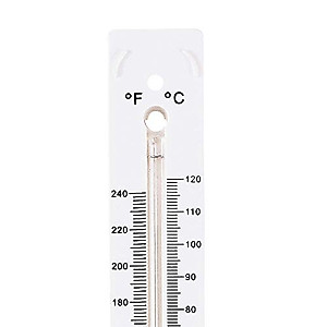 hand2mind High-Range, Dual-Scale, Mercury-Free, Safety Thermometers for Indoor Science Use (Pack of 10)