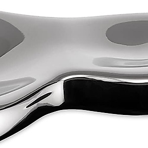 Alessi "T-1000" Spoon Rest in 18/10 Stainless Steel Mirror Polished, Silver