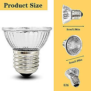 IOOTSEA Turtle Heat Lamp Tortoise Bulb: 50W UVB Reptile Heating Bulb for Lizards, Snakes, Aquarium Aquatic Reptile Amphibian - Terrarium Heat Lamps and Habitat Lighting for Pet Supplies