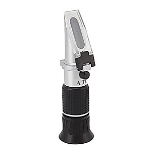 3 in 1 Refractometer, Brix Refractometer Calibration Screw Cover Plate Accurate Data High Accuracy for Chemistry