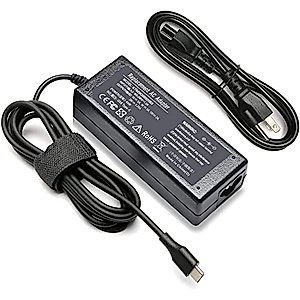 65W USB/Type C Charger for Dell Latitude 7410 7420 5320 5420 5520 7320 5430 5530 7430 9430 Dell Chromebook 3100 3110 2 in 1 for Dell Inspiron 13 5320 14 7420 7425 16 7620 2-in-1 Power Cord