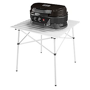 Coleman RoadTrip 225 Portable Tabletop Propane Grill, Gas Grill with 2 Adjustable Burners, Instastart Ignition, and 11,000 BTUs of Power; 225 Sq. In. Cooking Area