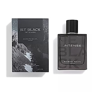 Michael Malul Jet Black Intense Eau de Parfum for Men - 100ml | 3.4oz