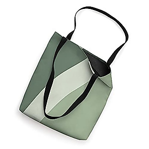 Modern Abstract Minimalist Neutral Wave in Sage Green Tote Bag