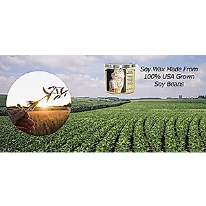 King of Candle - Vanilla Waffle Cone Candle | Large 3 Wick Highly Scented Soy Wax/Long Lasting/Vanilla Bean Ice Cream Scented Candle | 14 oz + Decorative Lid