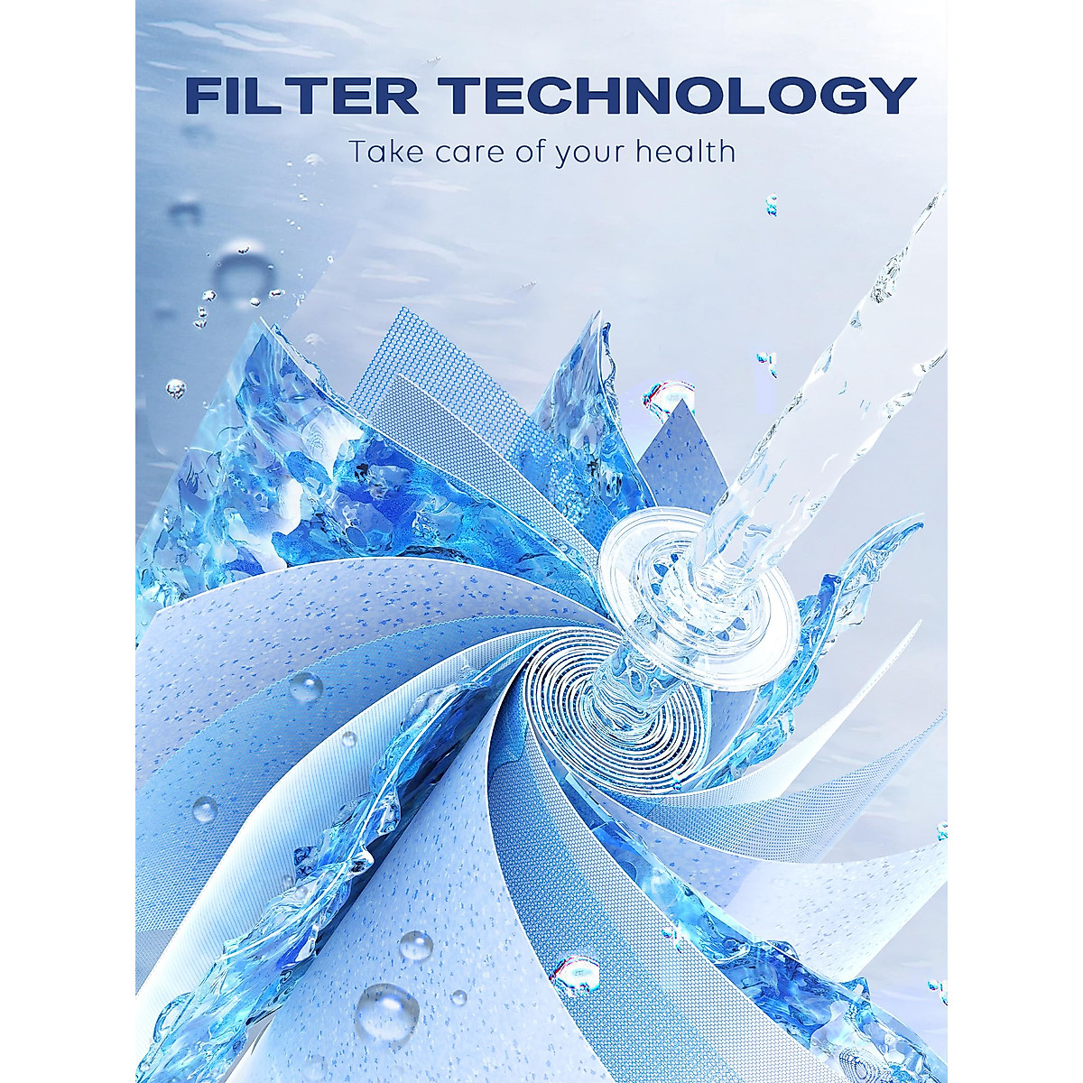 High Pressure Filtered Shower Head, 5" Large, Extra Long 70" SS Hose,10-mode Detachable Shower Head Filter for Hard Water, Handheld Shower Head for Bathroom, Anti-clog&Power Wash to Clean Tile & Pets