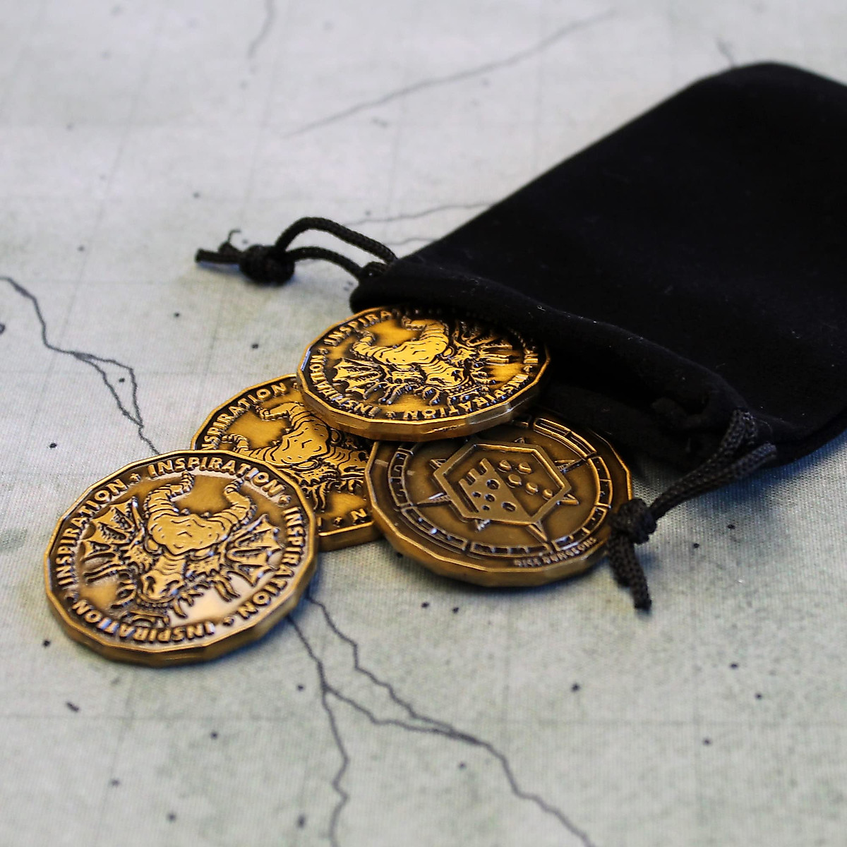 Dice Dungeons Inspiration Coin Token - Single