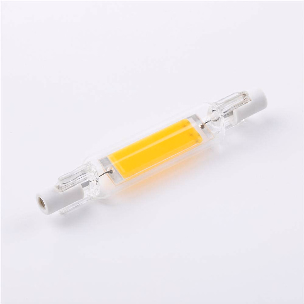 Halogen Light Bulb Led R7S 78Mm 15W 20W R7S High Powerful Headlight 118Mm 30W 40W 50W 110V 220V Cob Lamp Bulb Glass Pipe Replace Halogen Lamp Light-Natural Light_78Mm 15W 220V