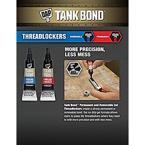 TankBond DAP INC 7079800166 High Strength Thread Locker, Red, 2 Ounces.2 Oz