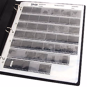 Acid Free Archival Film Bag Album Film Protector Storage Box Archival 3 Ring Binder for Printfile Standard 135 35mm 120 4x5 8x10 Negative Pages Film Bag