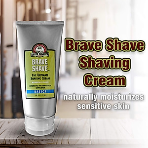 Brave Soldier, Brave Shave Ultimate Shaving Cream, Loaded with natural ingredients, safe for both men and women 6 fl. oz, 177ml