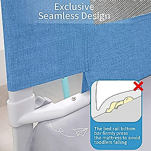 melafa365 Bed Rails for Toddlers,Upgrade Baby Bed Rail Guard Height Adjustable Specially Designed for Twin, Full, Queen, King Size