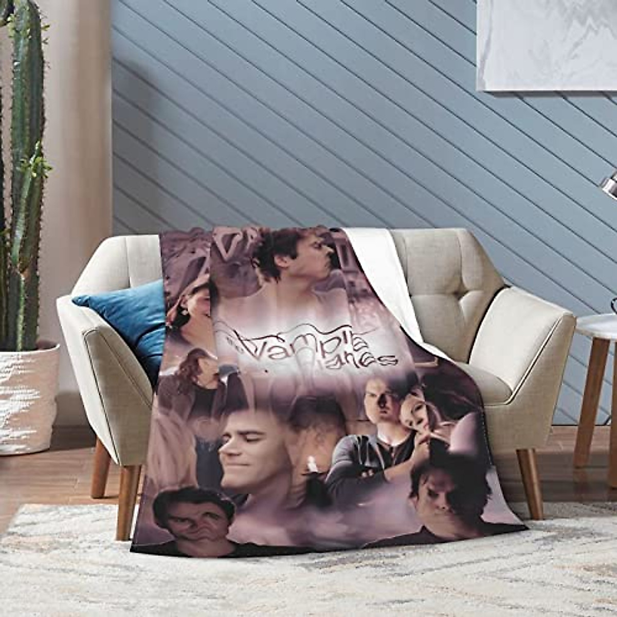 Christmas Flannel Fleece Blanket 50x40in Throw Blanket,Halloween Blanket, Ultra-Soft Lightweight Microfiber Plush Bed Blanket Queen Size for Bed, Sofa, Couch, Travel Blanket,50inchx40inch