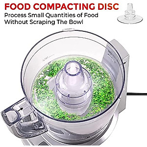Mueller Ultra Prep Food Processor Chopper for Dicing, Grinding, Whipping and Pureeing – Mini Food Chopper Electric for Vegetables, Meat, Grains, Nuts and Whisk for Eggs and Cream