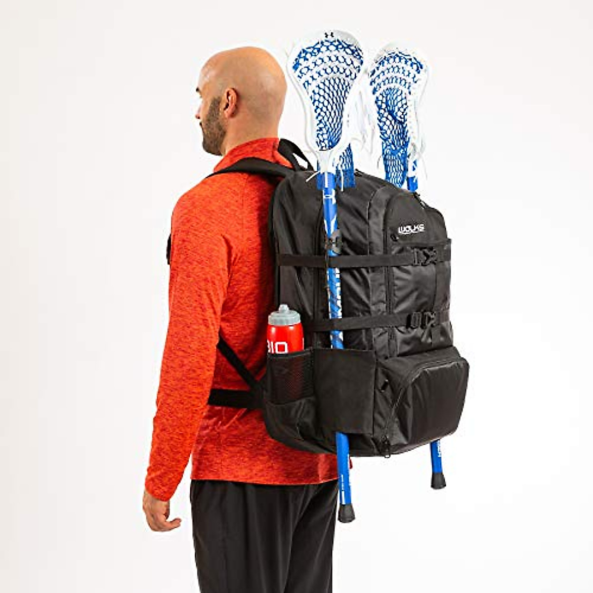 Wolks XXL Premium Lacrosse Bag, Trusted Lacrosse Backpack for Men & Women; XX-Large Sports Travel Backpack with Ball Holder Holds All Lacrosse, Soccer & Volley Ball Equipments