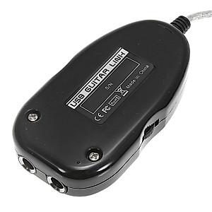 1.4m USB Guitar Link cable Cord Electric Guitar Interface USB Guitar Adapter Audio Effects Regulator For MAC/PC MP3 Recording