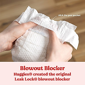 Huggies Little Movers Diapers & Wipes Bundle: Huggies Little Movers Size 4 Baby Diaper, 140ct & Huggies Natural Care Sensitive Wipes, Unscented, 12 Packs (768 Wipes Total) (Packaging May Vary)