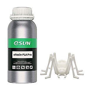 eSUN High Precision 3D Printer Resin Pla Plant-Based Resin Pro Low Odor Fast Curing Uv Photopolymer Resin 3D Printing Liquid for 405nm LCD Monochrome Screen Printer Color Screen Printer