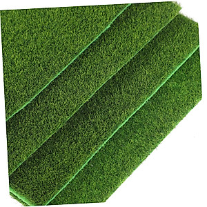 YARNOW 16 Pcs Artificial Grass Tiles Outdoor Greenery Artificial Grass Wall Artificial Turf Tiles Fairy Garden Accessories House Plants Indoors Live Green Rug Faux Lawn Bricks Fish Tank