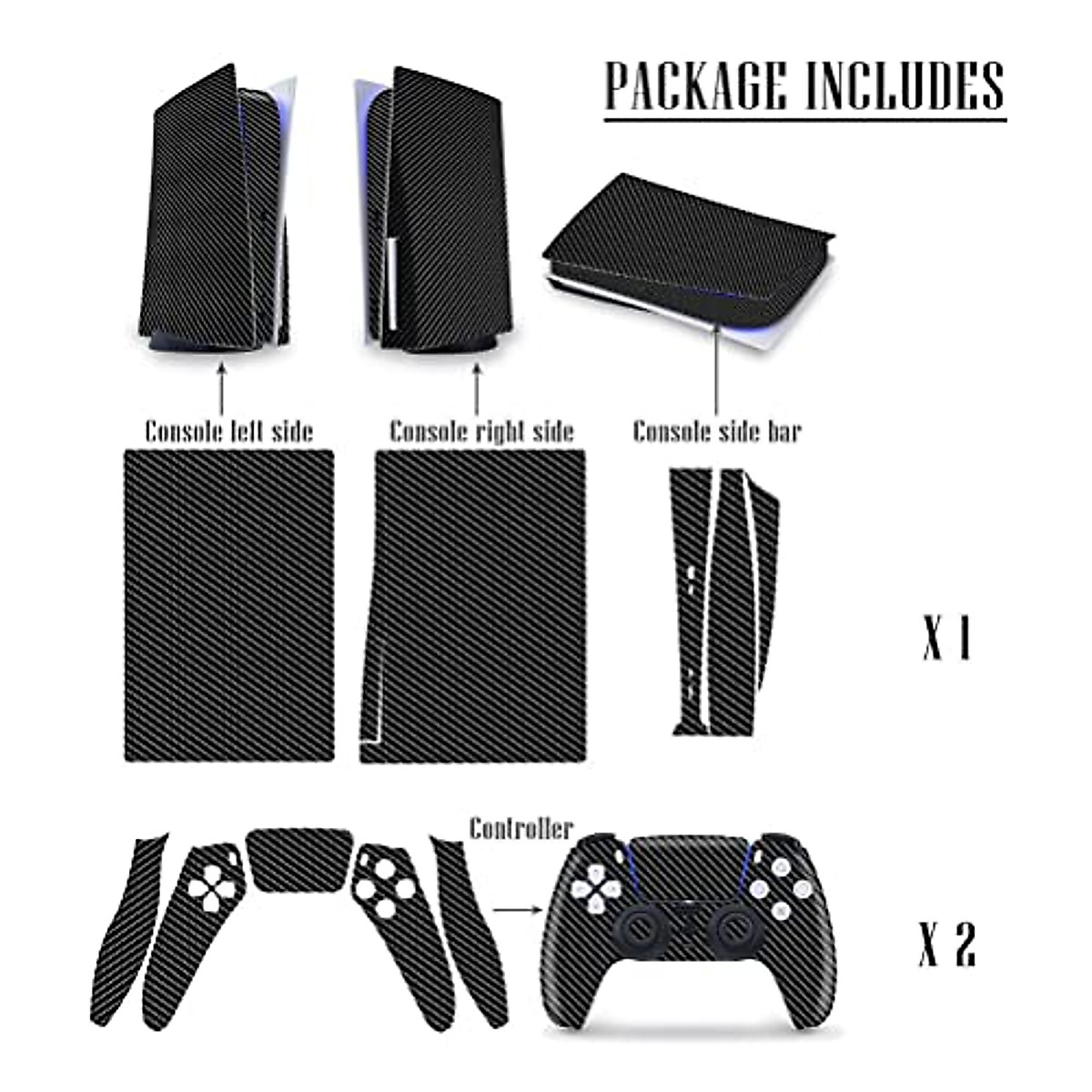 TANOKAY PS5 Console Skin and Controller Skin Set | Anime Nezuko Kamado | Matte Finish Vinyl Wrap Sticker Full Decal Skins | Compatible with Sony Playstation 5 Digital Edition